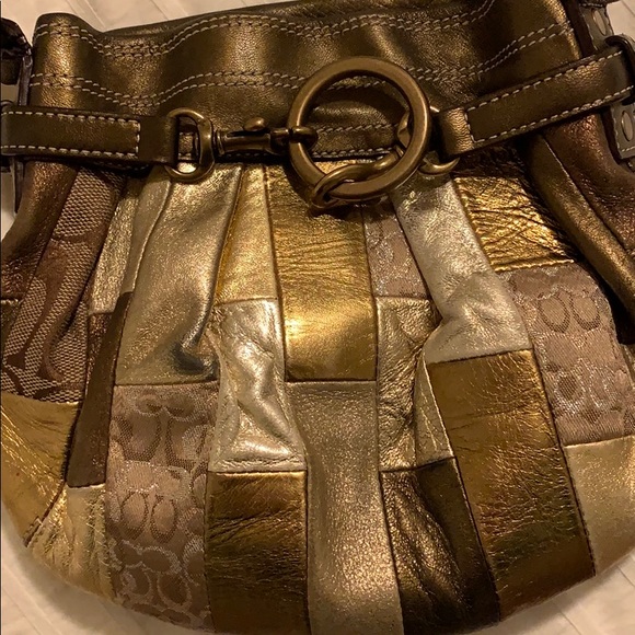 Coach | Bags | Coach Gold Mini Bag | Poshmark